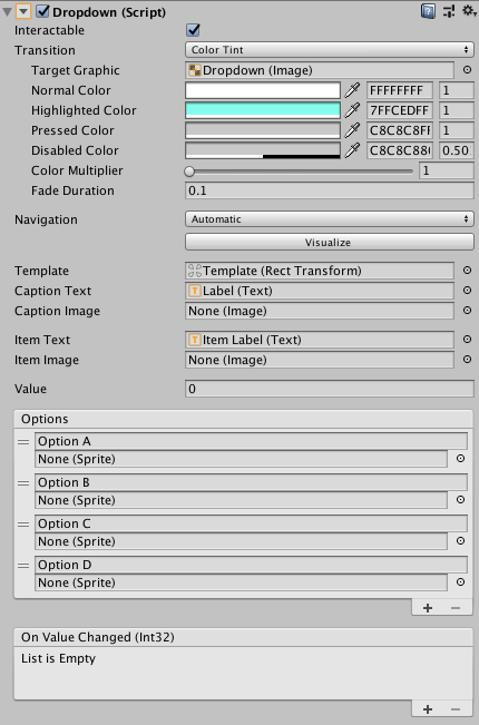 Unity Ugui 如何製作出下拉式選單dropdown Menu Marketing And Design Km