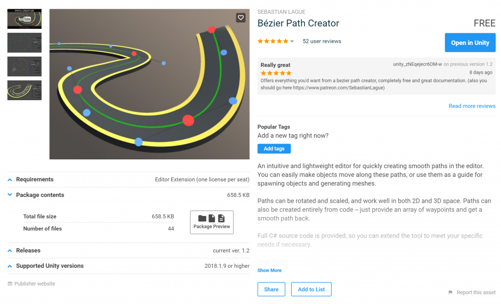 Unity3d 路徑規劃套件 Bezier Path Creator 介紹 Marketing And Design Km