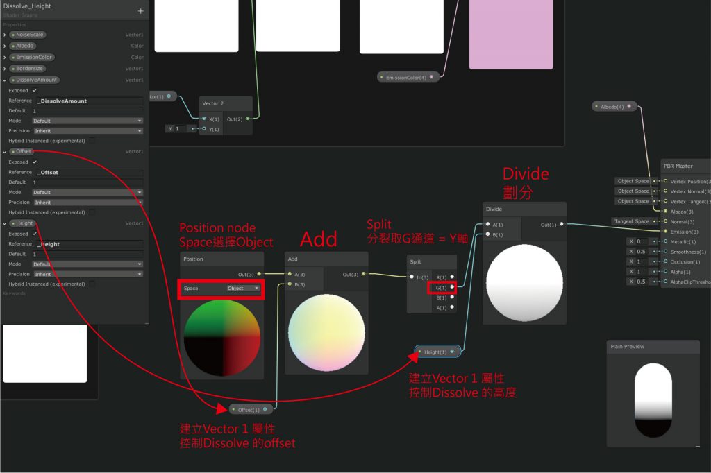 Unity Shader Graph Dissolve Height Marketing And Design Km