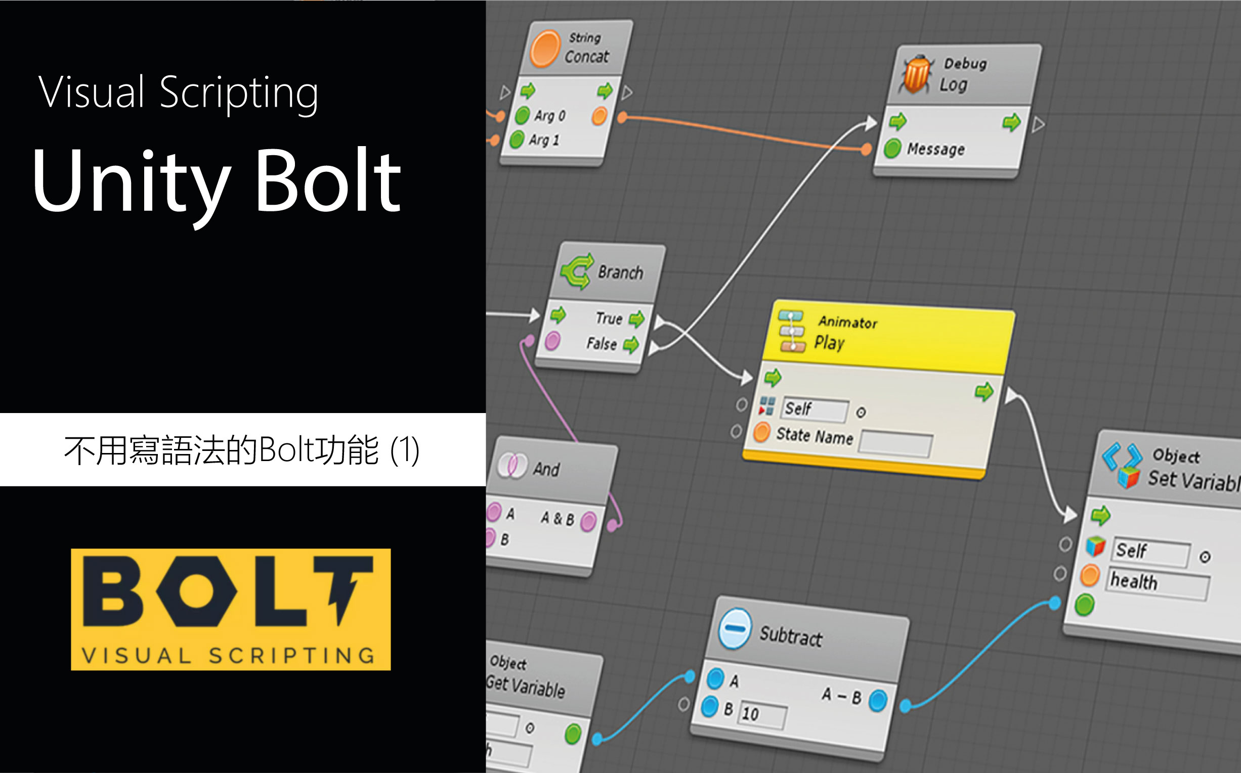 Unity Visual Scripting 不用寫語法的bolt功能 1 Marketing And Design Km